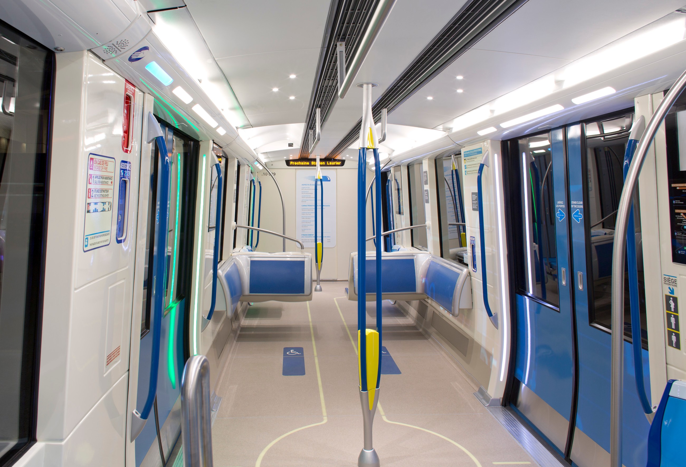Nouvelles voitures de métro: Azur se dévoile