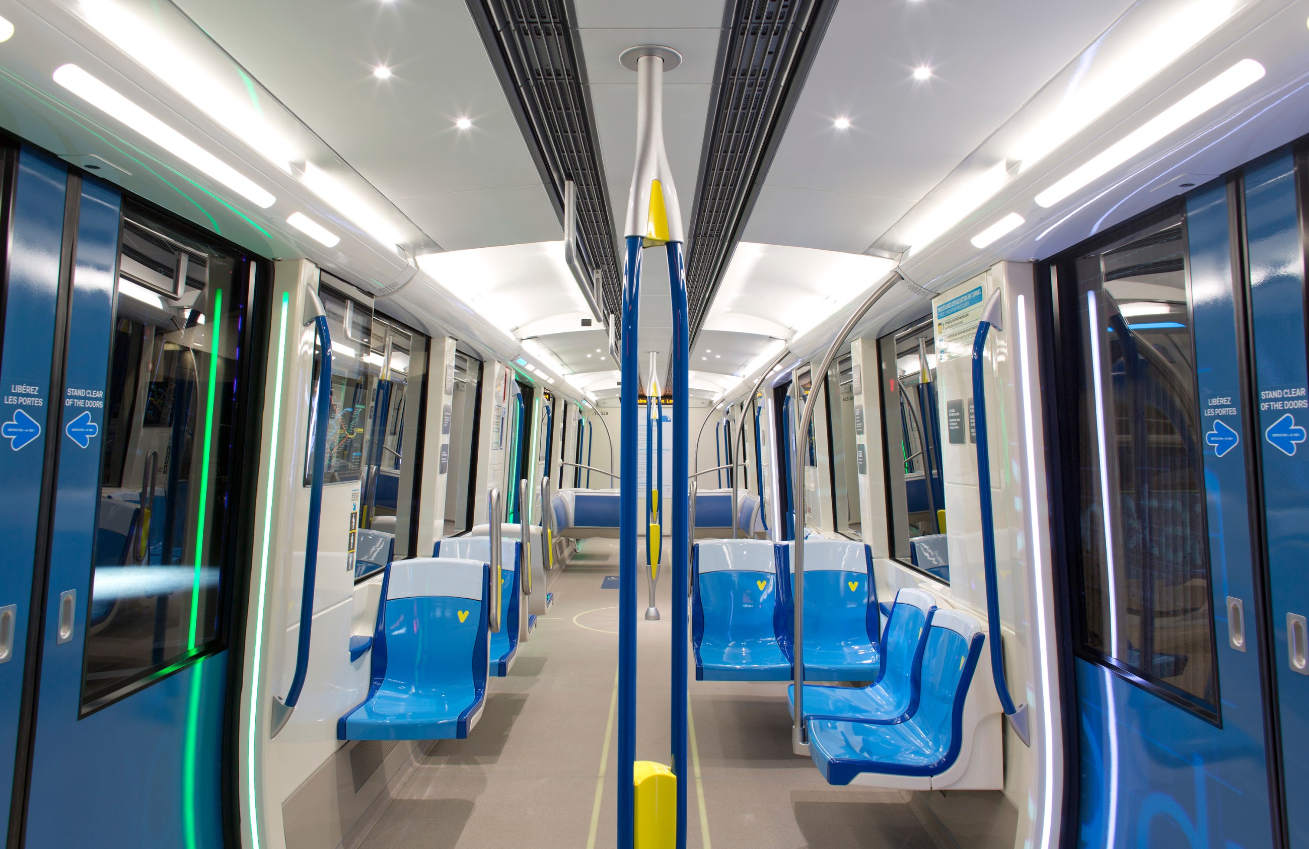 Nouvelles voitures de métro: Azur se dévoile