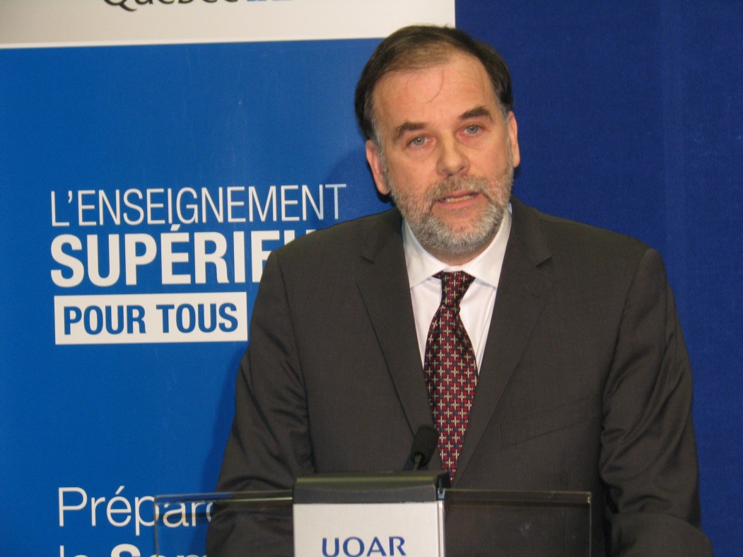 Pierre Duchesne tente de rassurer les chercheurs