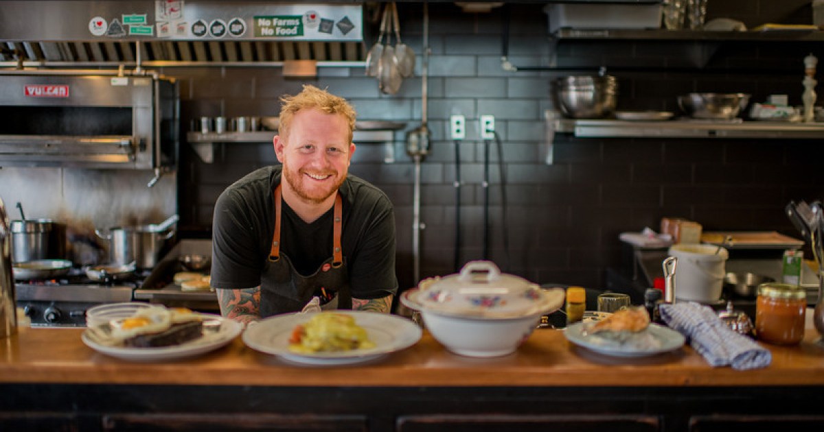 Derek Dammann se prête au jeu de la tague gastronomique