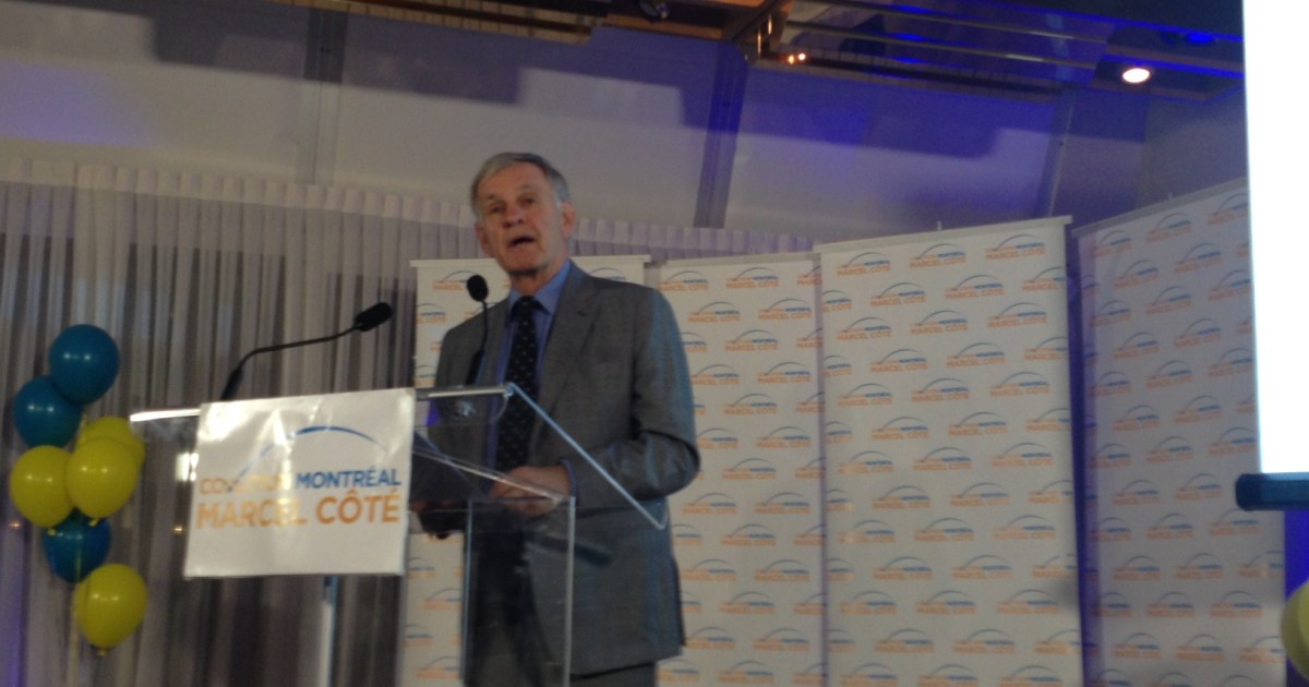 Marcel Côté mord la poussière