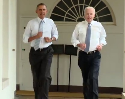 Barack Obama fait du jogging à la Maison Blanche!