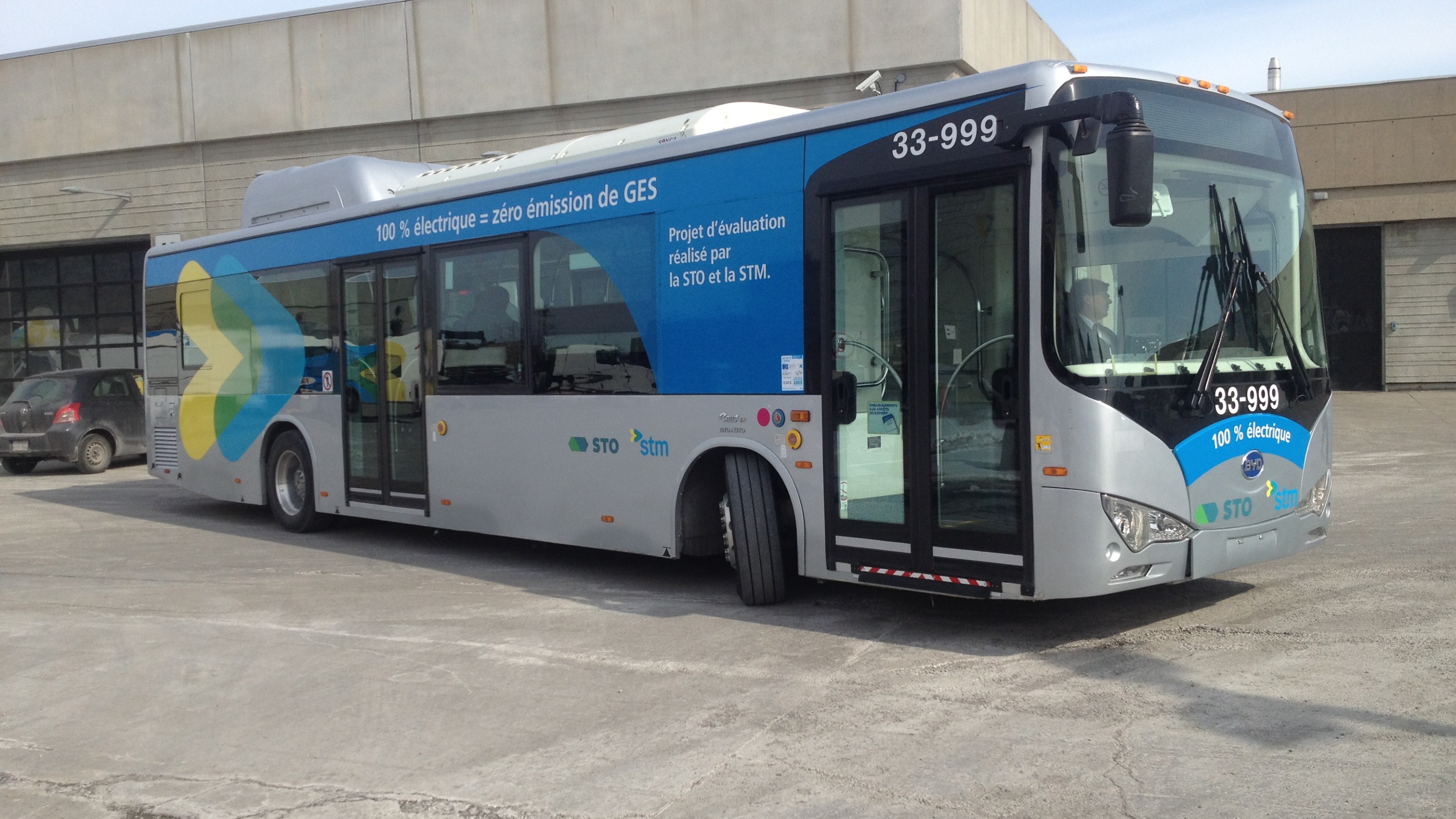 La STM mettra en service un bus électrique