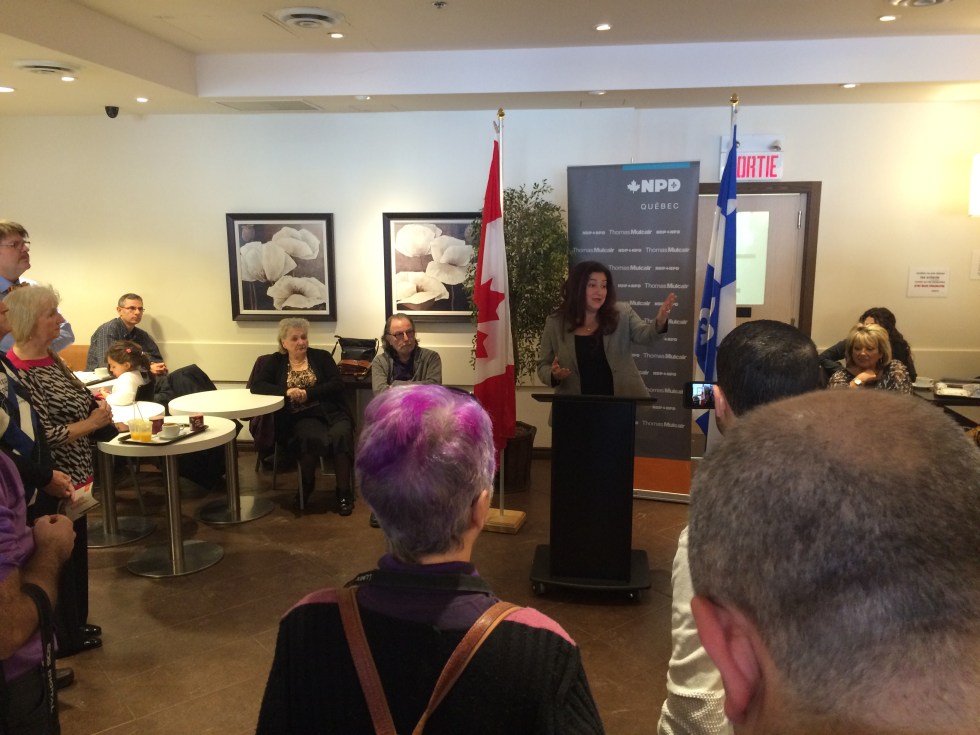 Mourani candidate à l'investiture au NPD