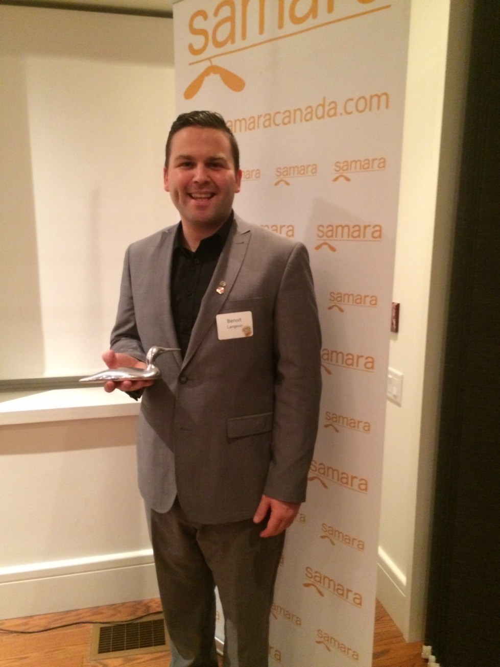 Benoit Langevin couronné pour son engagement citoyen