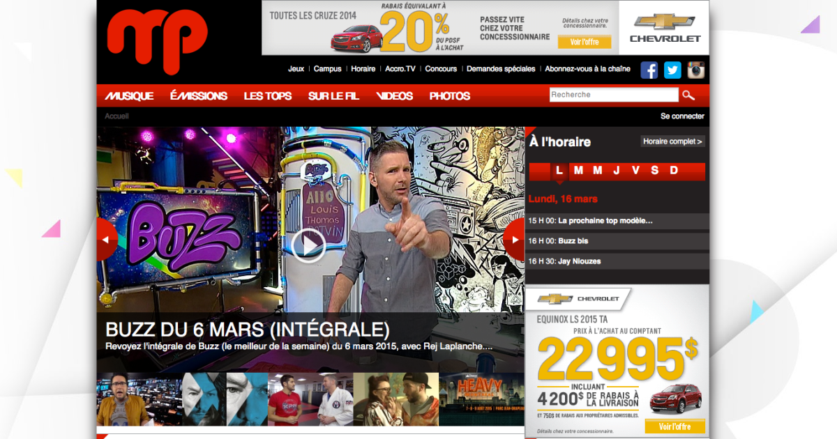 Fin de la création maison à MusiquePlus et MusiMax