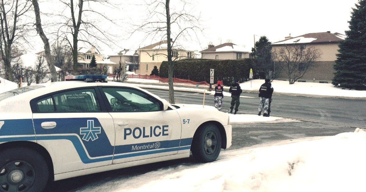 Opération radar sur le boulevard Fénelon à Dorval