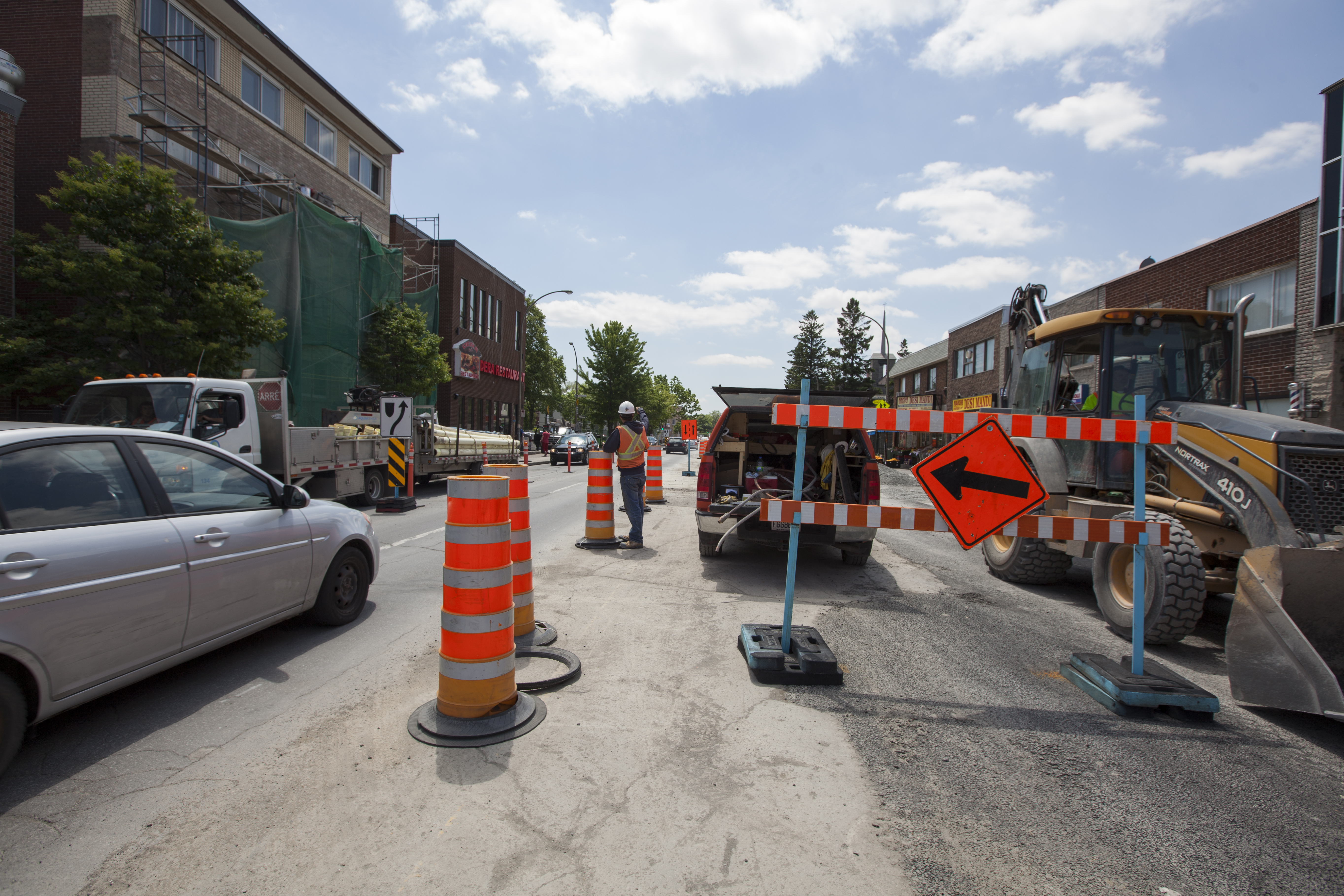 Fermeture de la rue Jarry dans Parc-Extension