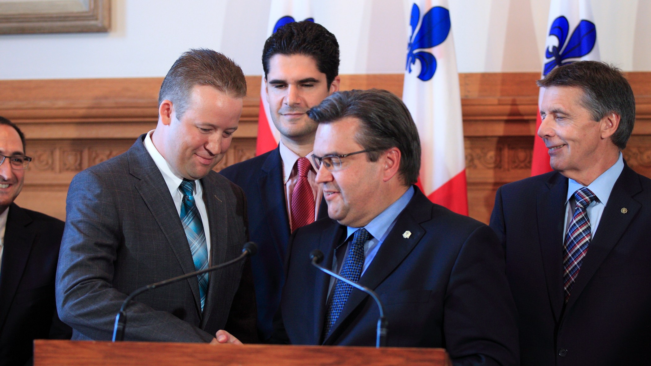 Marc-André Gadoury se joint au maire Coderre