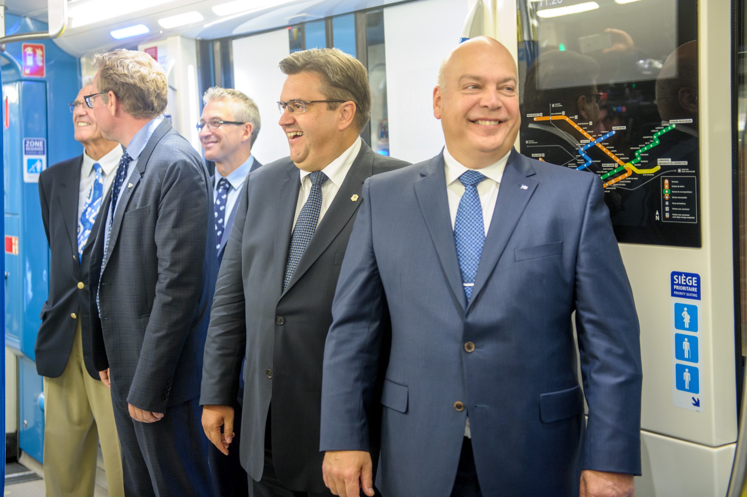 Les trains Azur font leur apparition sur le réseau de métro de la STM