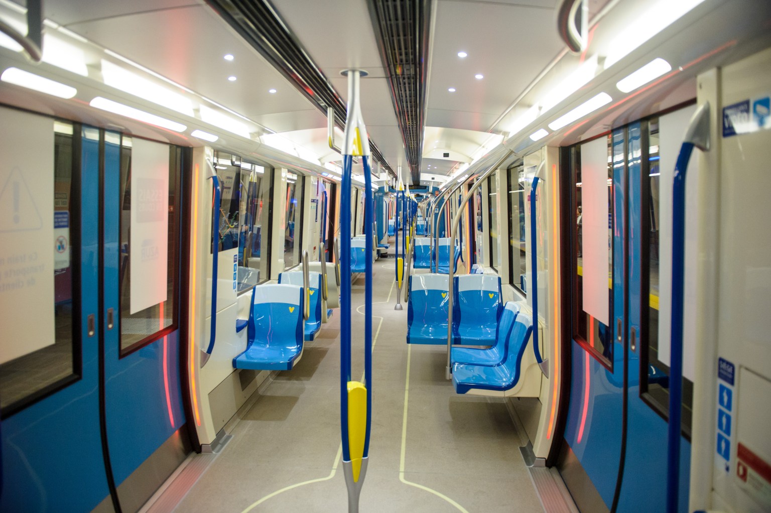Les trains Azur font leur apparition sur le réseau de métro de la STM