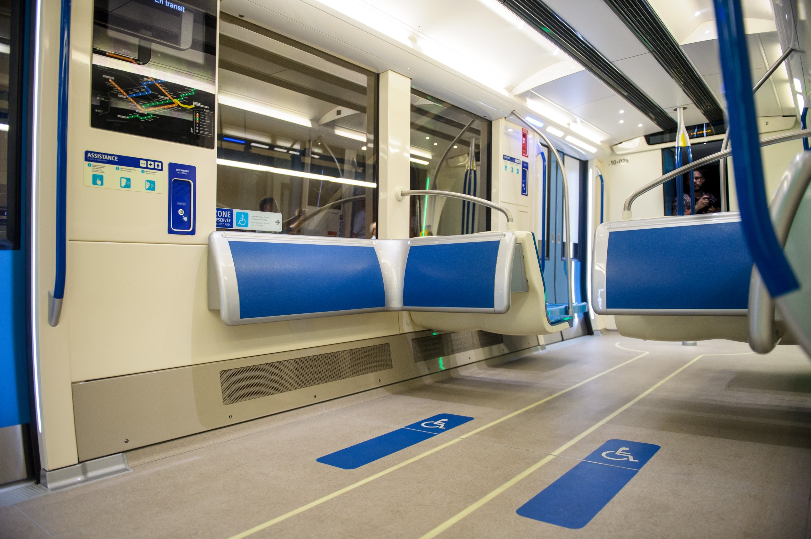 Les trains Azur font leur apparition sur le réseau de métro de la STM