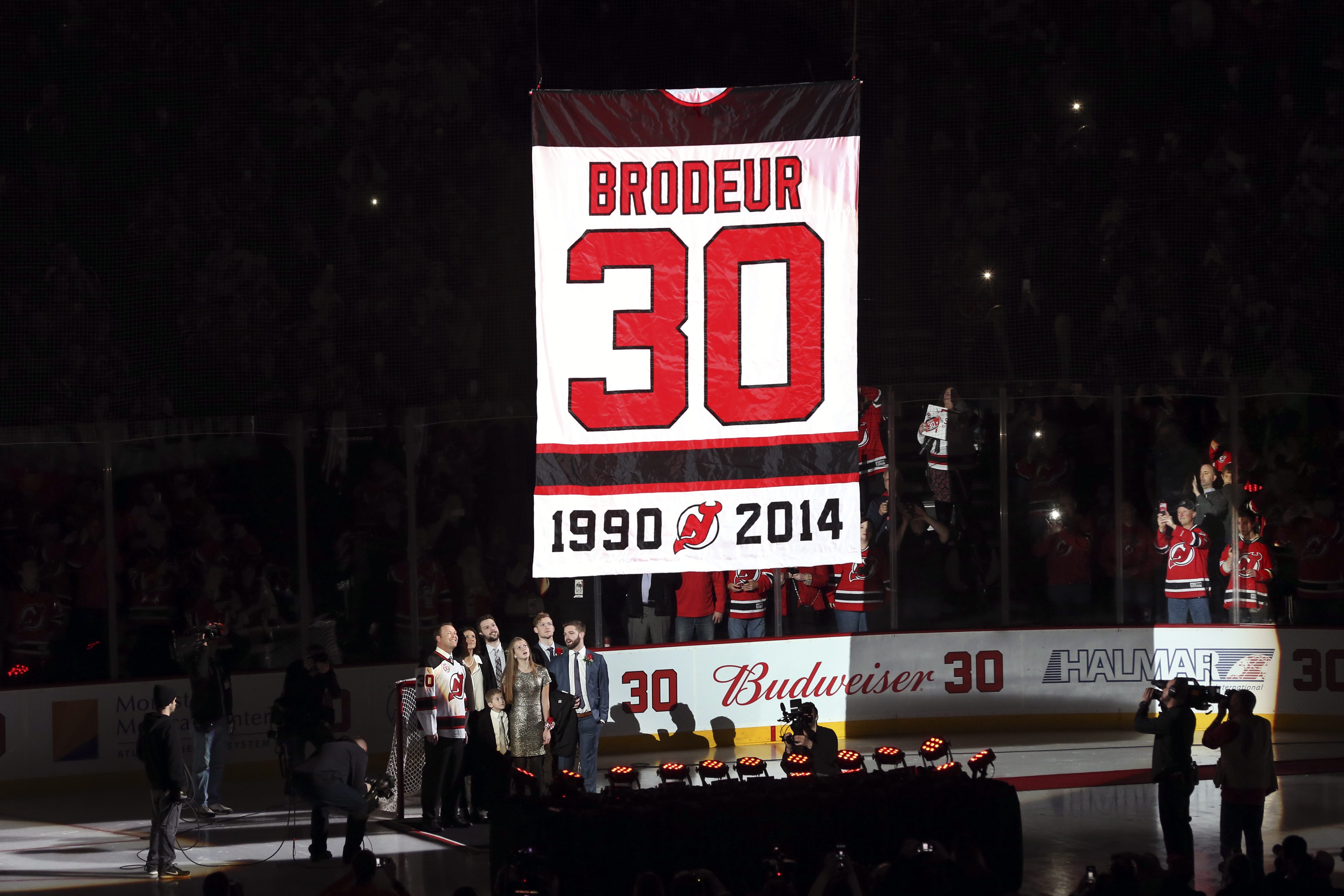 Les Devils retirent le chandail de Brodeur