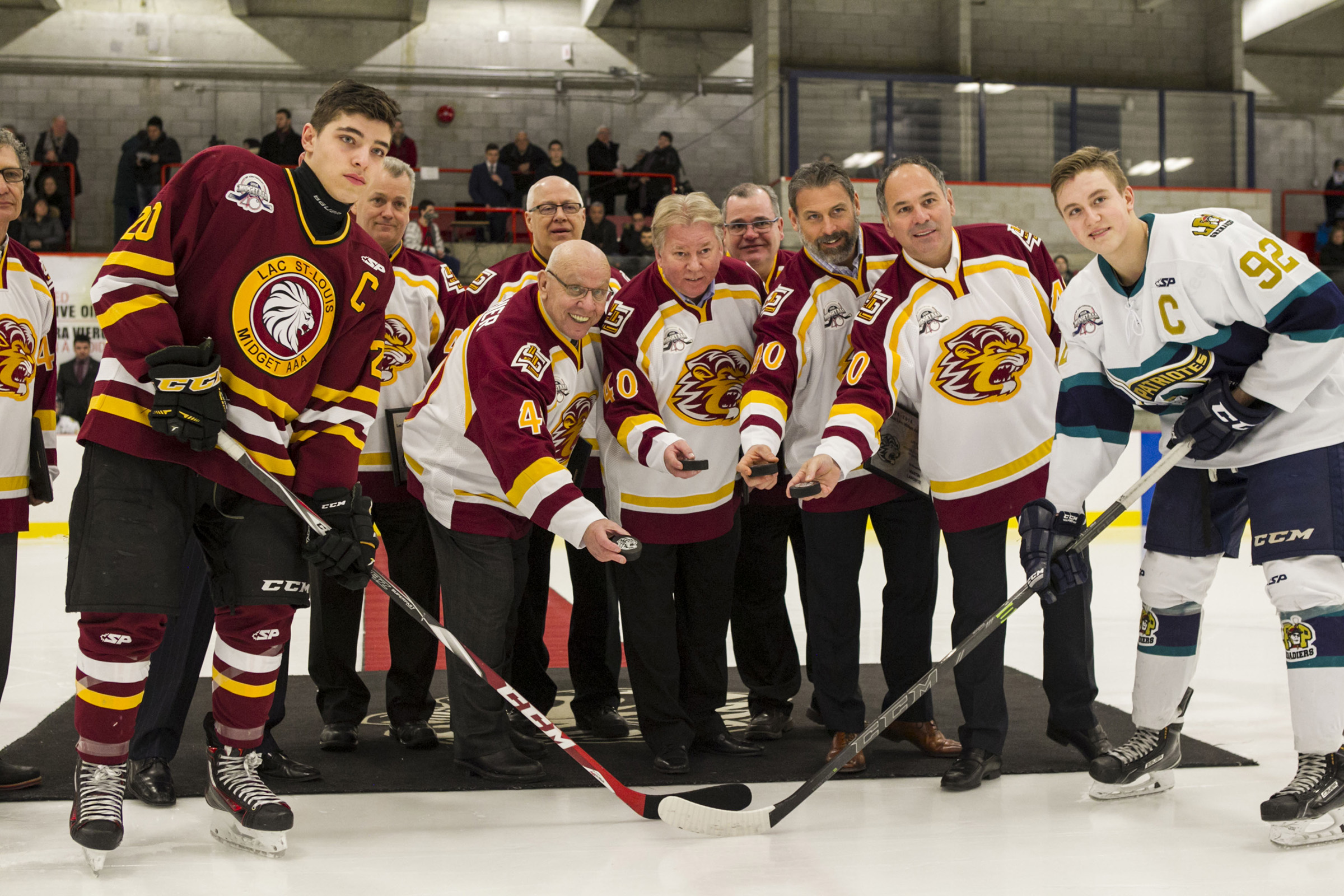 Hockey midget AAA: les Lions du Lac Saint-Louis fêtent leur 40e ...
