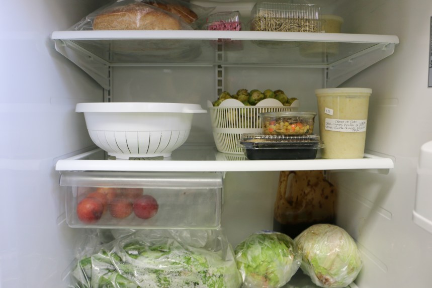 Un repas complet grâce aux frigos en libre-service