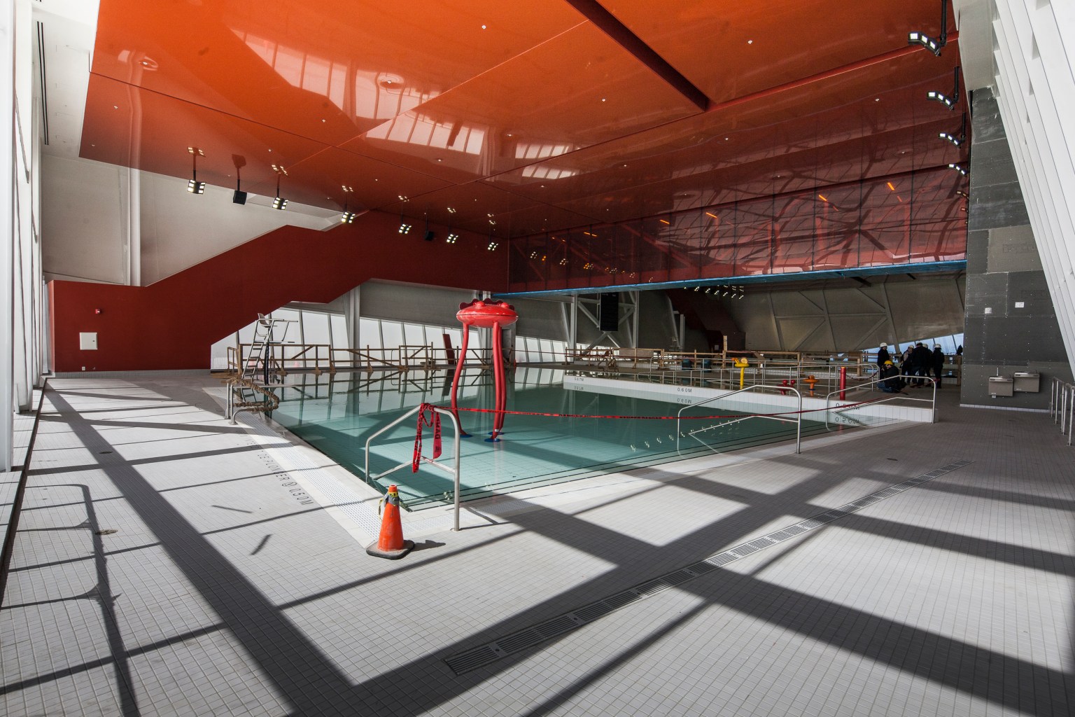 Première plongée dans le futur complexe sportif