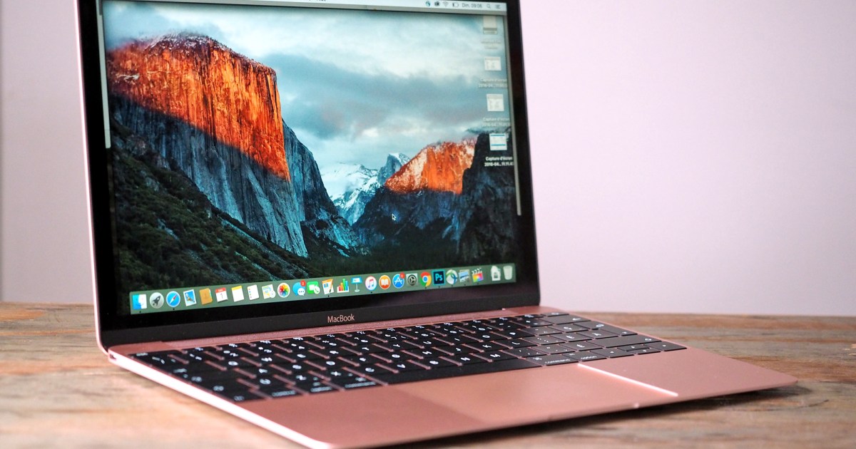 MacBook: voir la vie en rose