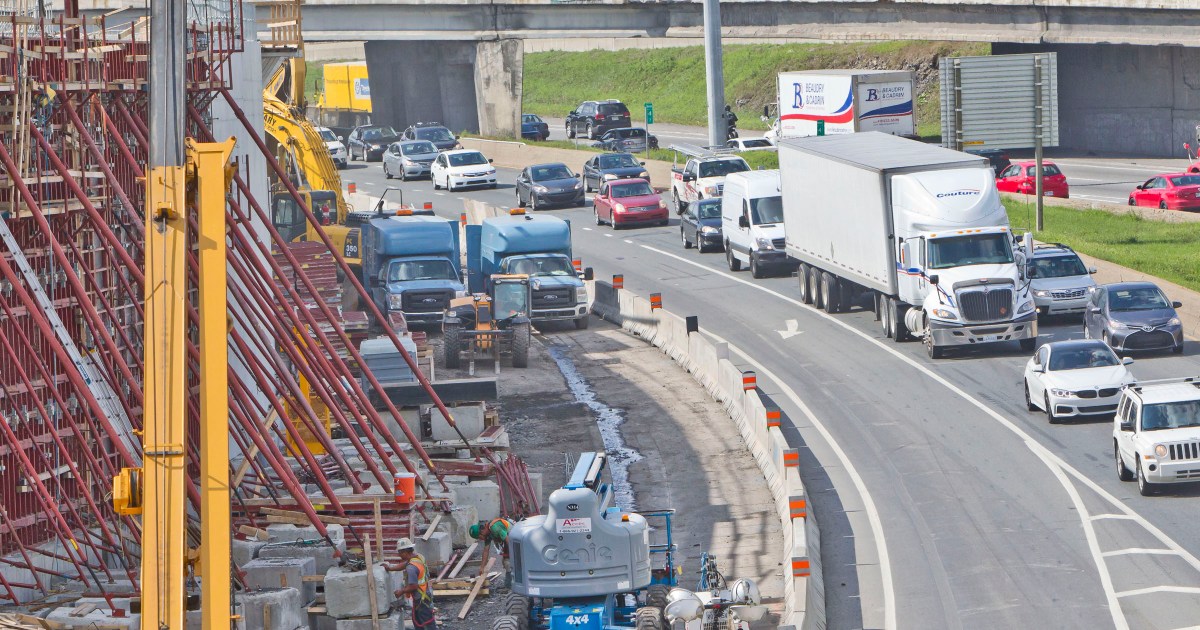 Fermeture de l'autoroute 25 et du tunnel Louis-H.-La Fontaine