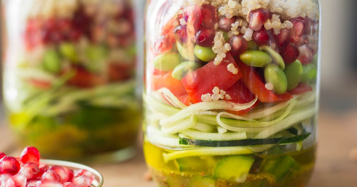 Les pots Masson parfaits pour les salades!