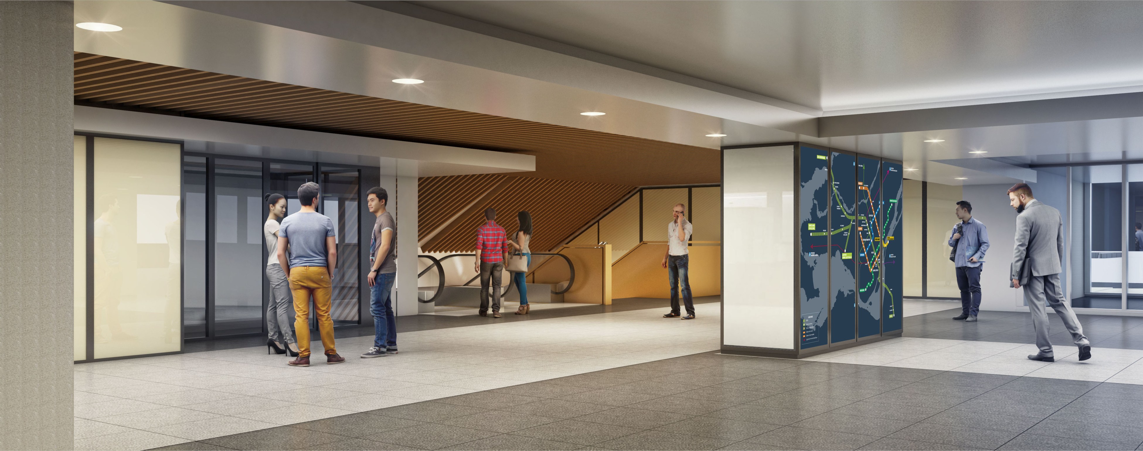 Un passage plus rapide sera aménagé entre le REM et la station Bonaventure