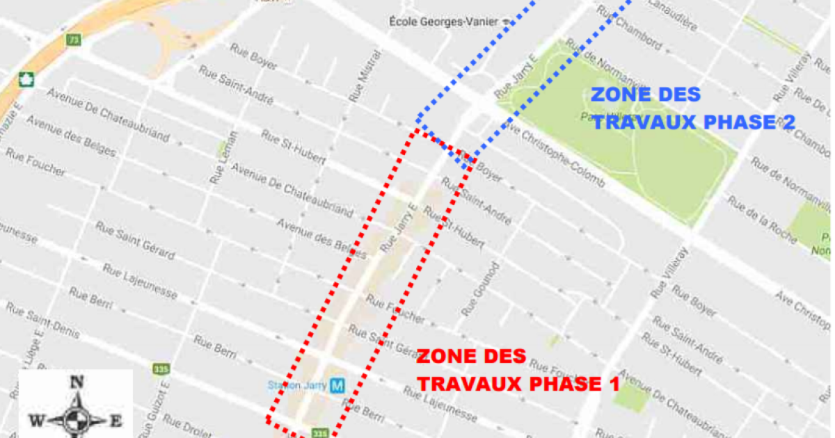 10 M$ pour la deuxième phase des travaux sur Jarry