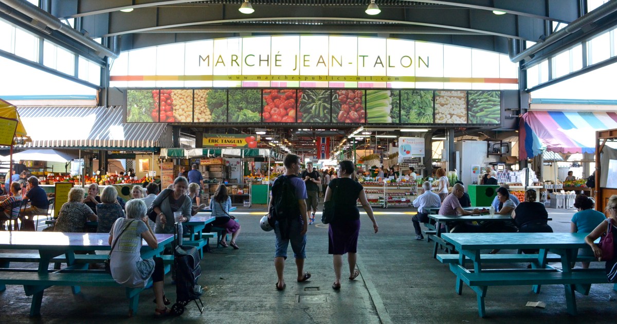 Un marché à l'image du quartier