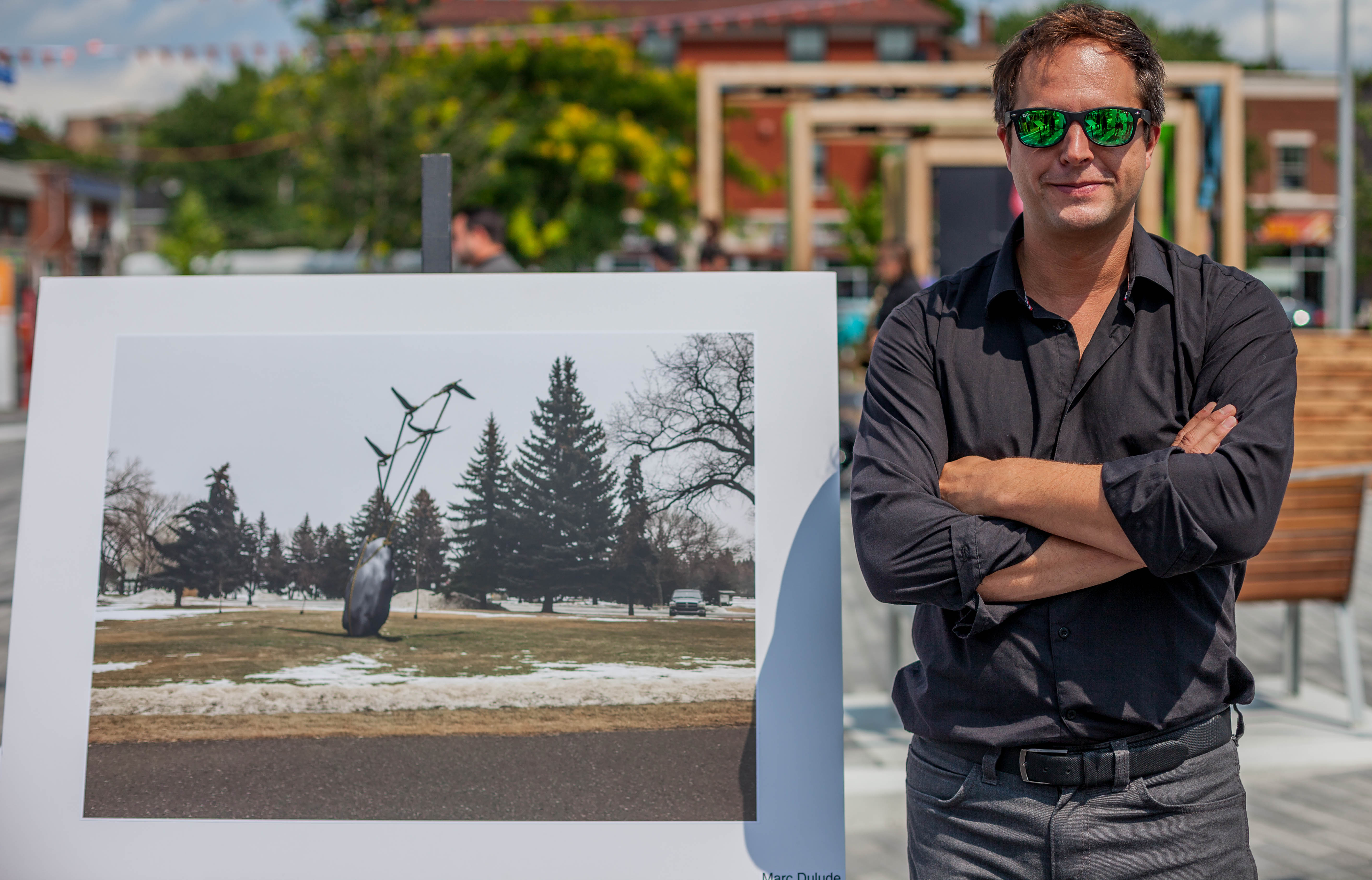 Inauguration de la place Rodolphe-Rousseau: future oasis citoyenne