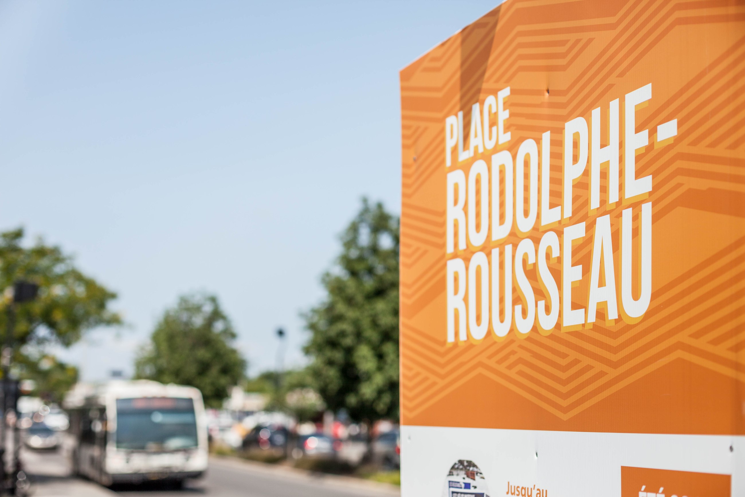 Inauguration de la place Rodolphe-Rousseau: future oasis citoyenne