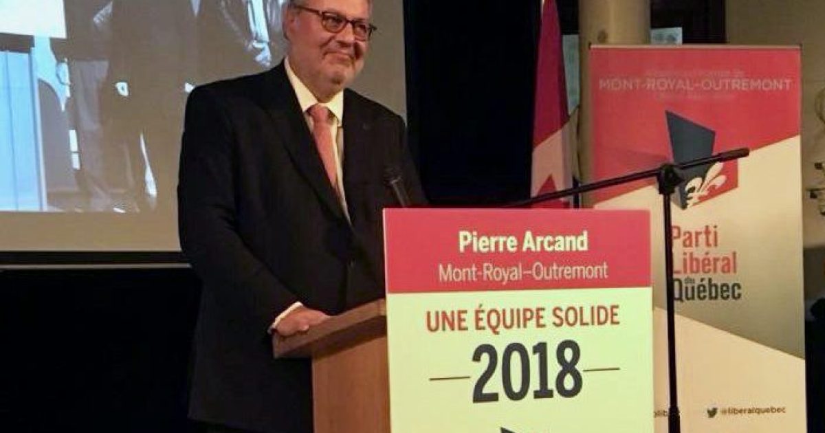Pierre Arcand sollicite un nouveau mandat dans Mont-Royal-Outremont