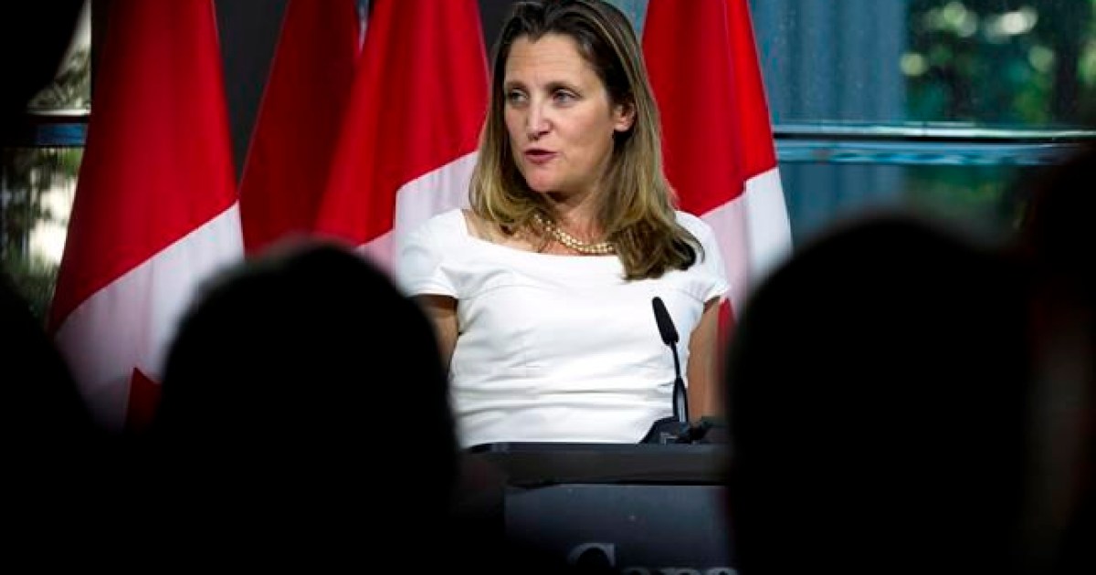ALÉNA: la ministre Freeland retourne à Washington