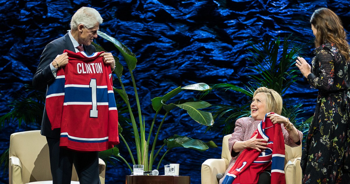 À Montréal, les Clinton plaident pour l’entraide