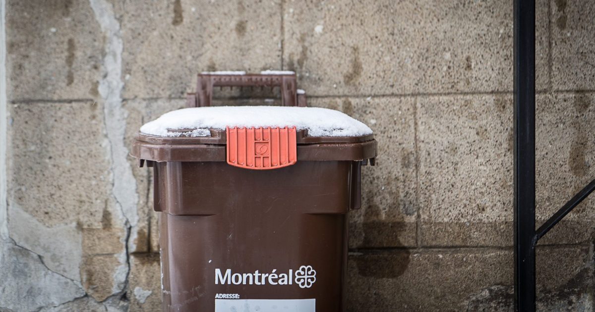 Les Montréalais commencent à adopter le bac brun mais les ...