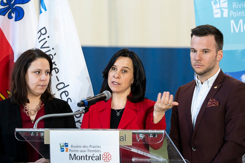 Valérie Plante et Caroline Bourgeois inaugurent les nouvelles installations
