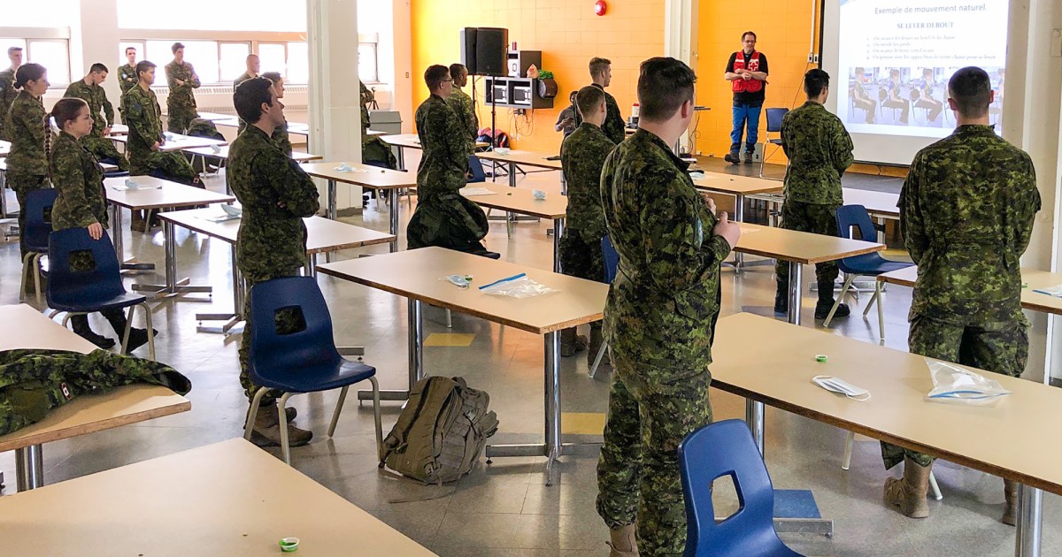 La Croix-Rouge forme les militaires