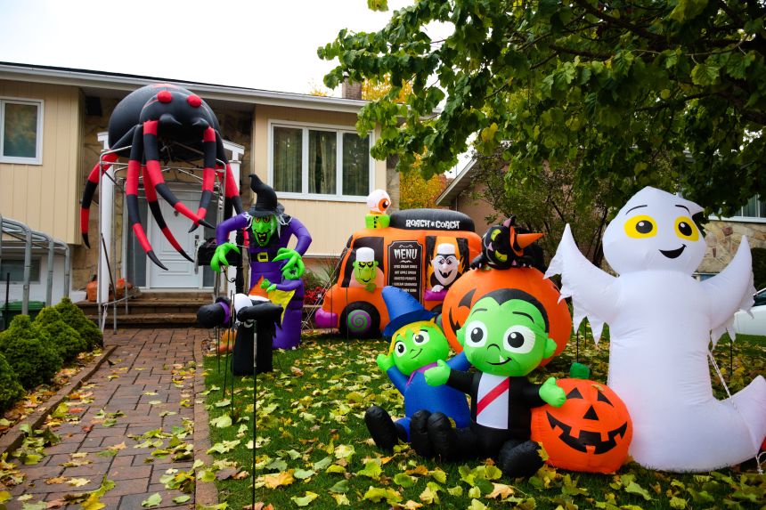 Des maisons prêtes pour l’Halloween