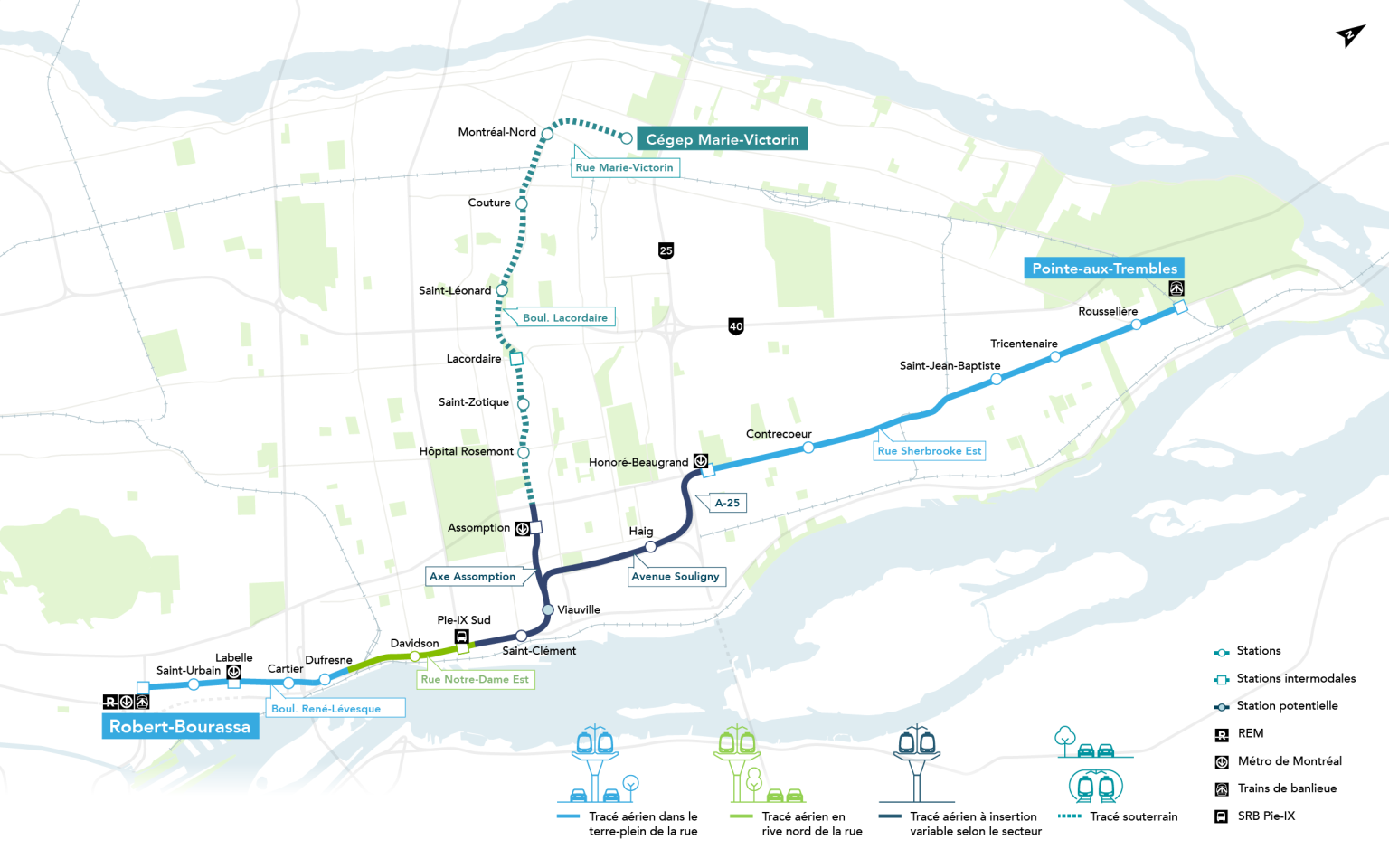 Le REM sera sous terre à Montréal-Nord | Journal Métro