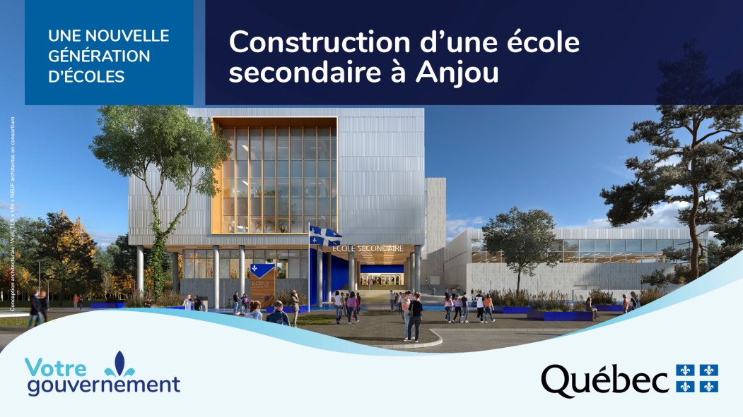 Deux nouvelles écoles secondaires d'ici 2024 pour Montréal-Nord et Anjou