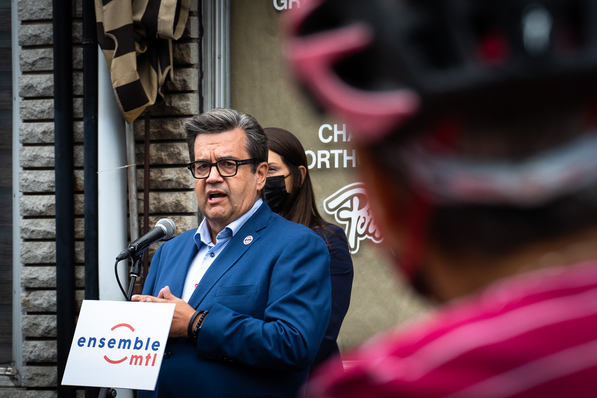 Coderre ramènerait le stationnement sur une partie du REV Bellechasse