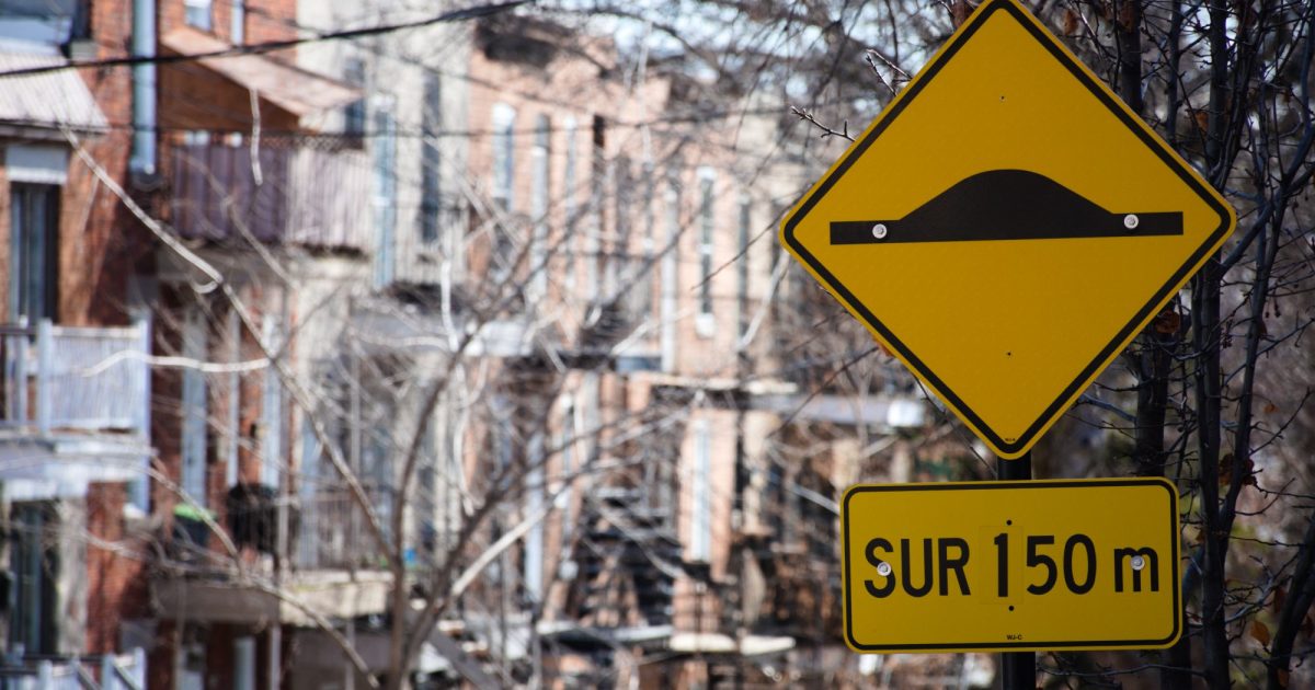 150 nouveaux dos d’ânes promis par Projet Montréal