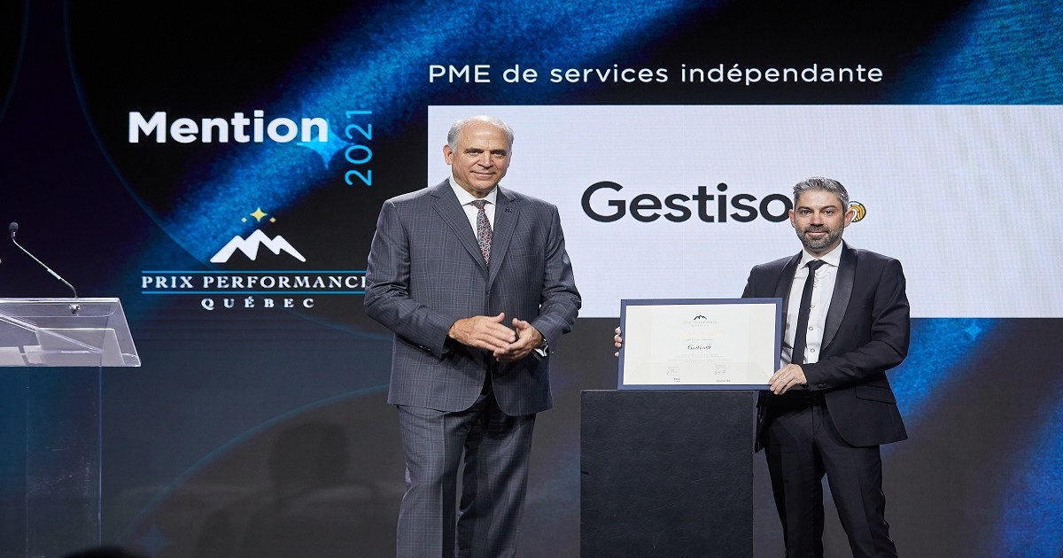 Gestisoft récompensée par le gouvernement du Québec
