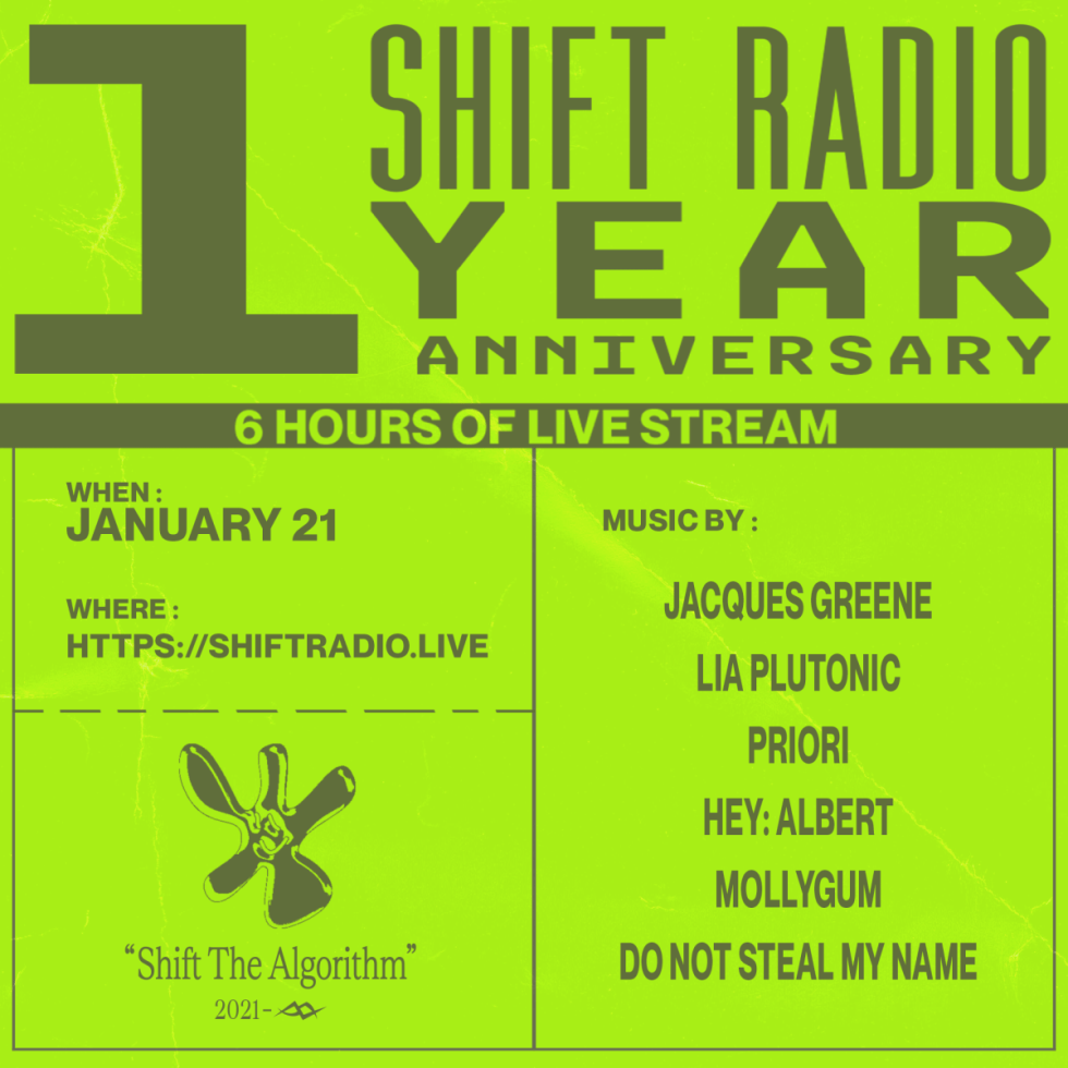Le premier anniversaire de Shift Radio