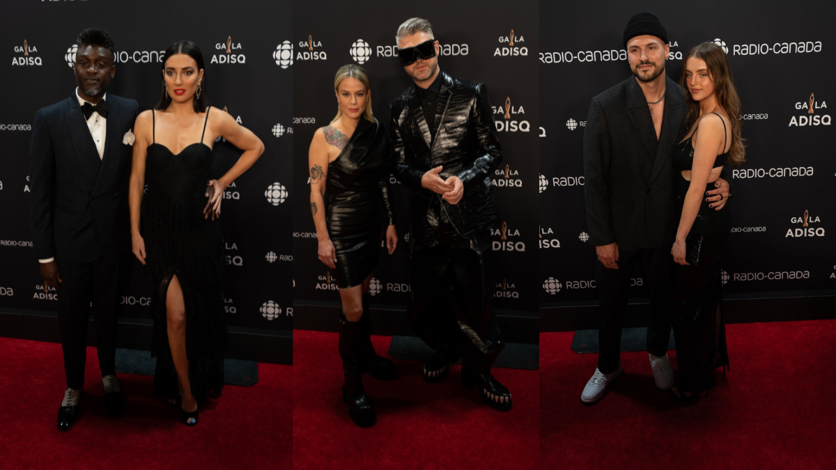 Le noir, couleur star du tapis rouge de l'ADISQ