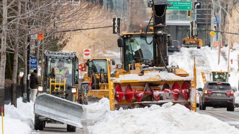 Montréal entame une opération majeure de déneigement