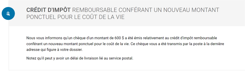 Chèque de la CAQ: plusieurs citoyens ont déjà reçu le leur