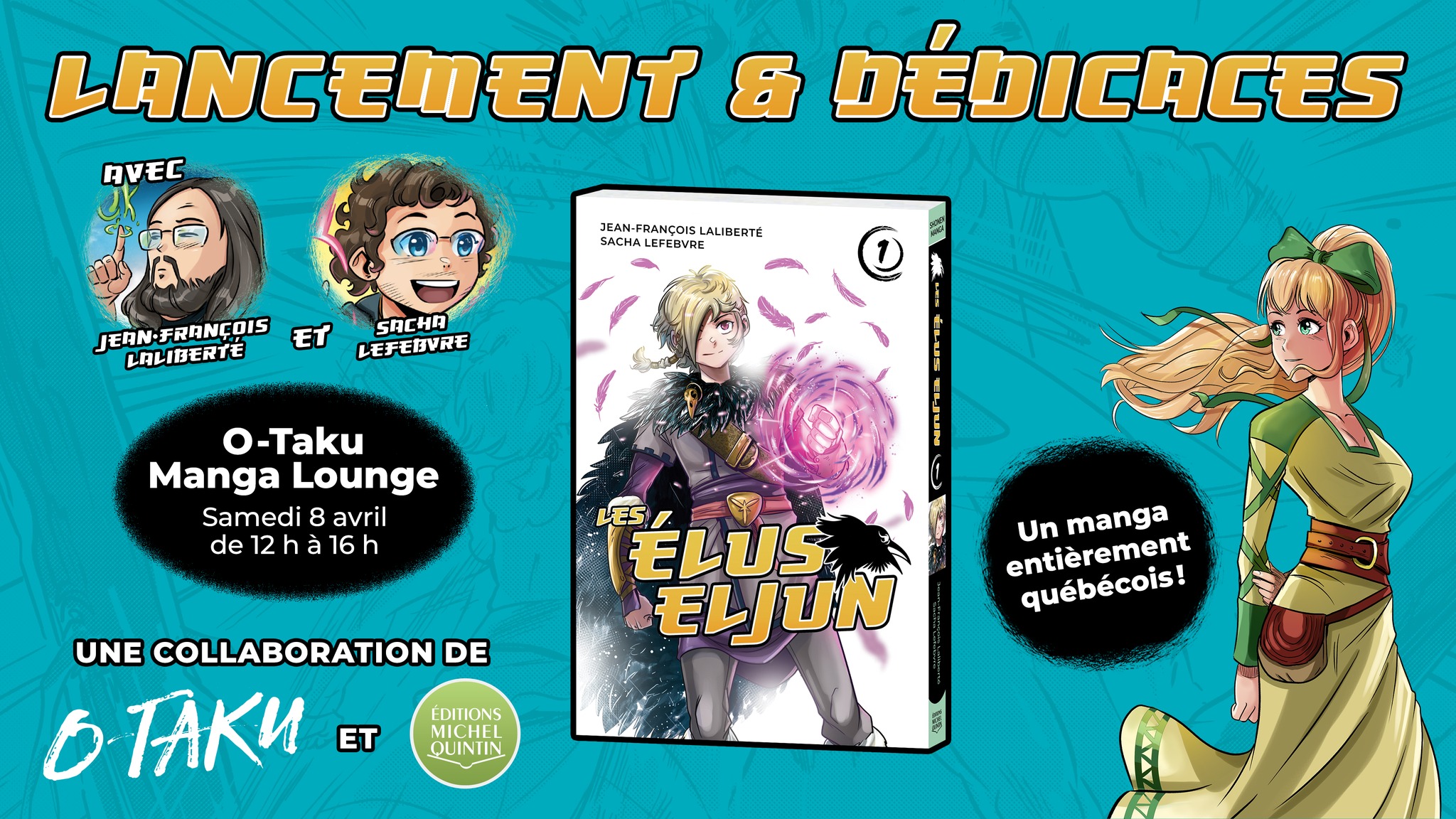 «Les Élus Eljun»: un manga 100% québécois