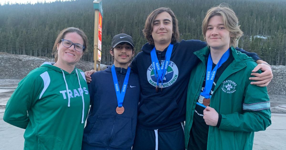 L’équipe de natation du cégep Marie-Victorin s'illustre