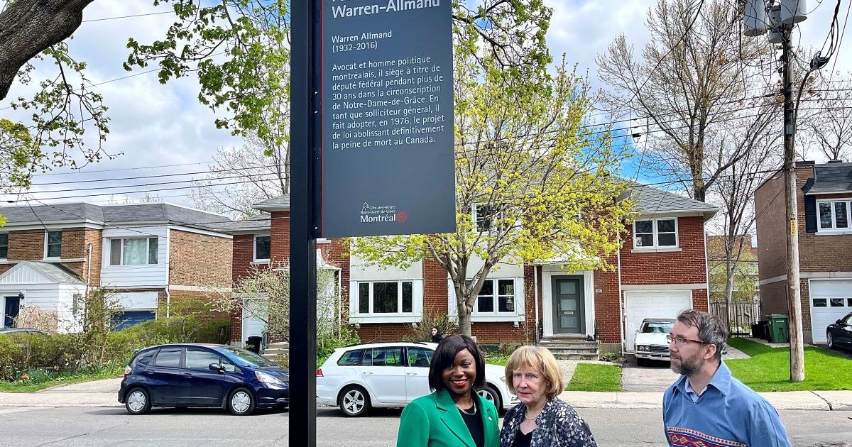 Le parc Somerled renommé en l’honneur de l’ancien ministre Warren Allmand