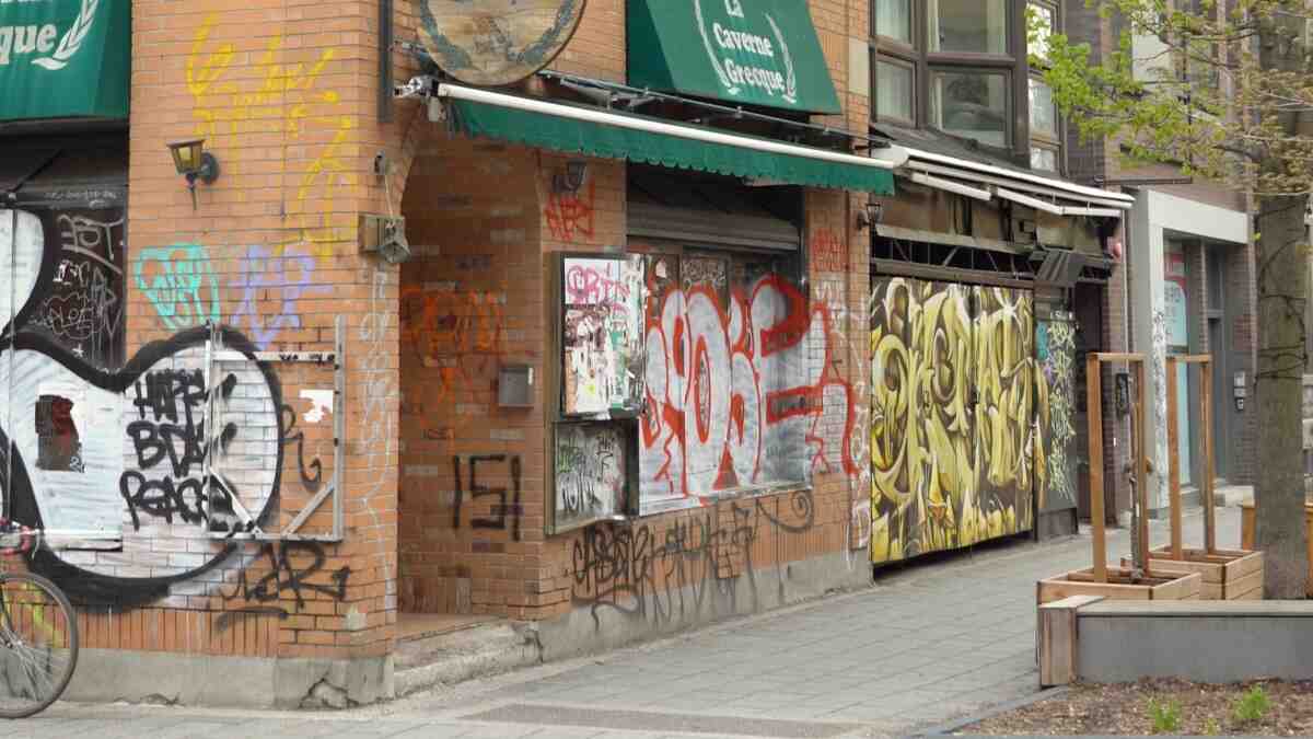 Les signalements de graffitis en hausse de 237% sur trois ans