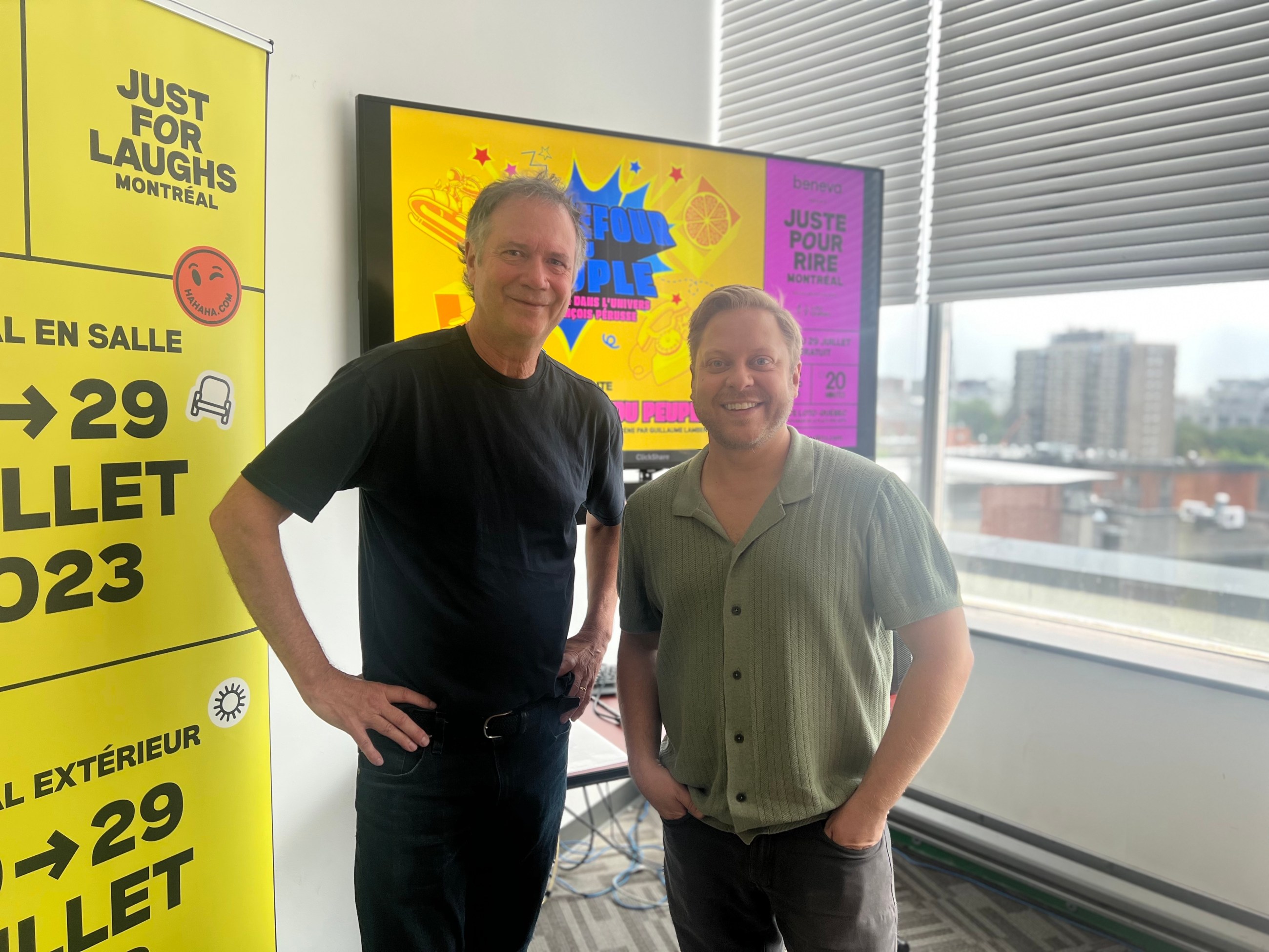 François Pérusse et Guillaume Lambert, les complices du Carrefour du peuple