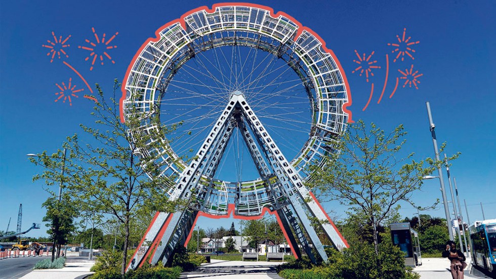La «grande roue», pour s’émerveiller devant l’art public
